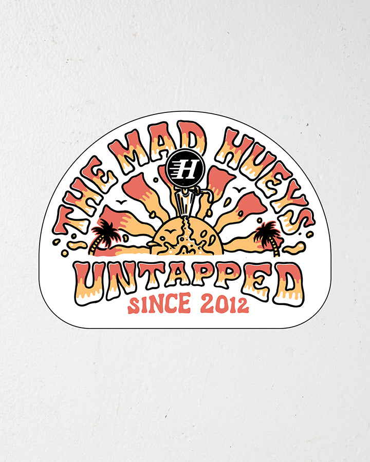 UNTAPPED | STICKER - WHITE – The Mad Hueys