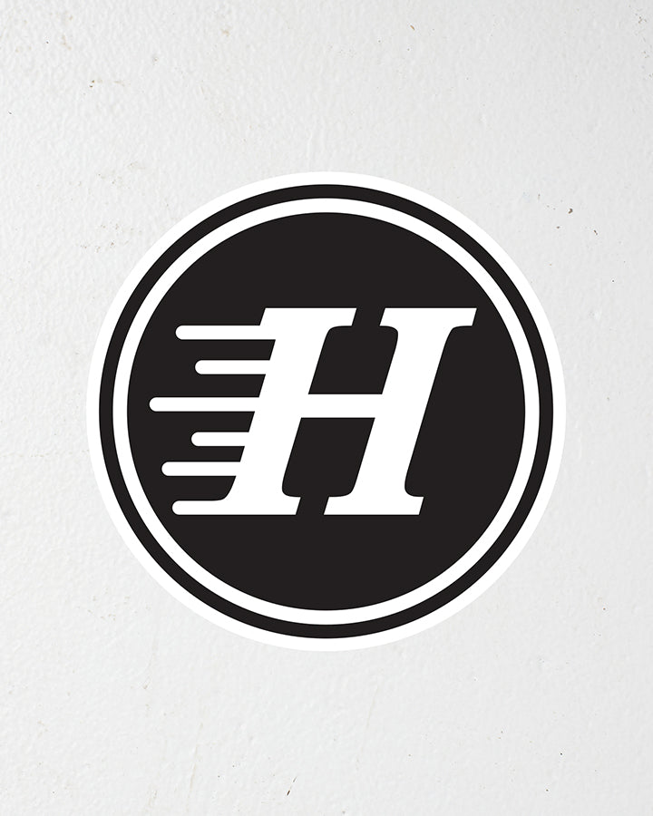HUEYS | STICKER - BLACK – The Mad Hueys