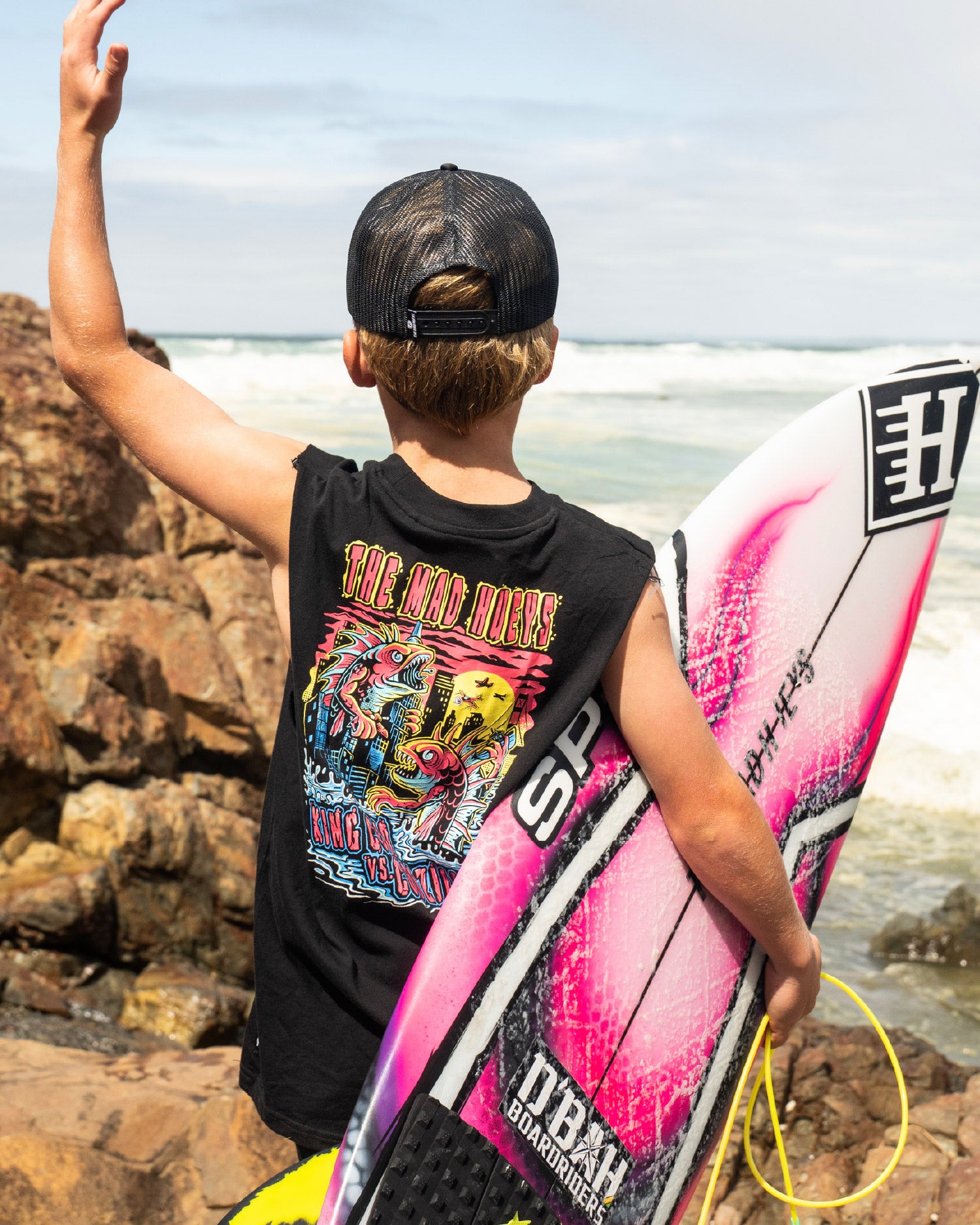 KING COD CODZILLA | YOUTH MUSCLE - BLACK – The Mad Hueys