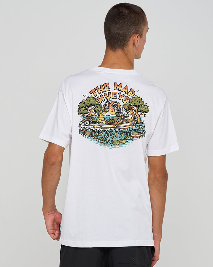 LOVING MANGROVES | SS TEE - WHITE – The Mad Hueys