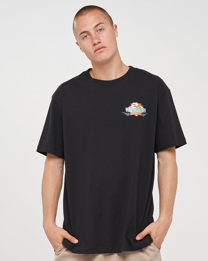 MEAN AS NZ | SS TEE - BLACK – The Mad Hueys